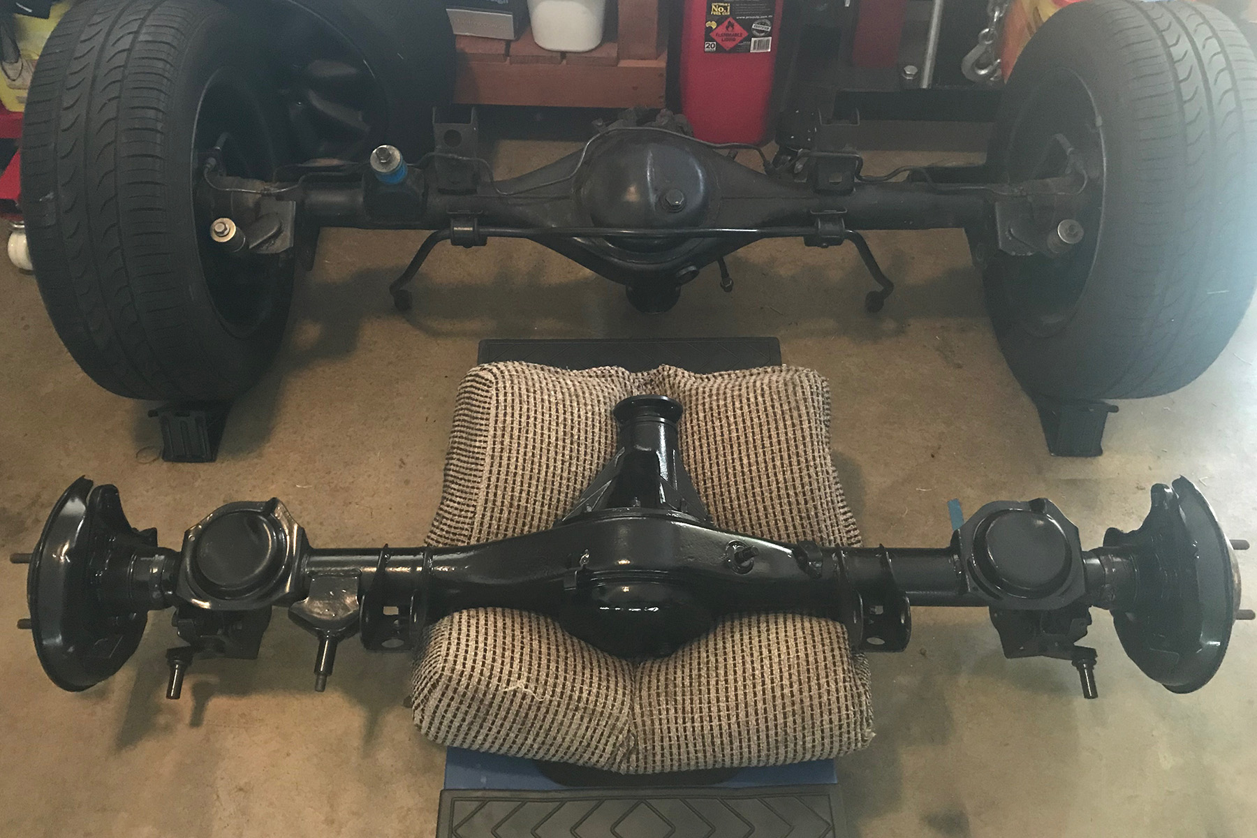 Rear axle swap – IAD